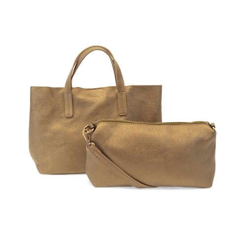 Kelsey Mini Tote - Metallic Dark Bronze | Joy Susan | The Penguin Gallery