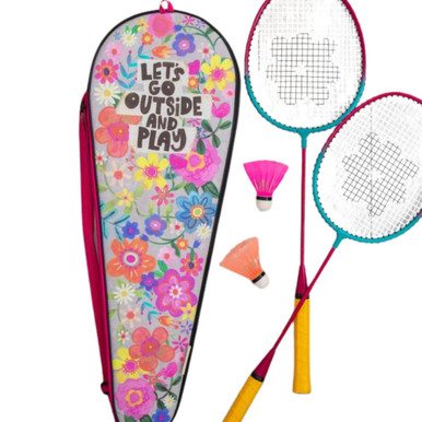 Let's Go Outside Badminton Set | Natural Life | The Penguin Gallery