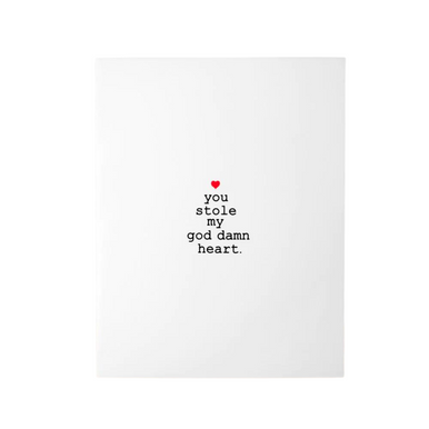 You Stole My Heart Card | Meriwether | The Penguin Gallery