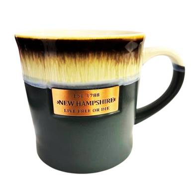 New Hampshire Blue Drip Mug | The Penguin Gallery | New Hampshire