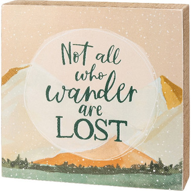 All Who Wander Sign | Primitives by Kathy | The Penguin Gallery