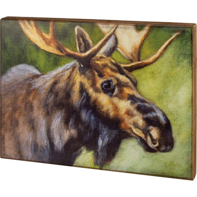 Moose Box Sign | Primitives by Kathy | The Penguin Gallery