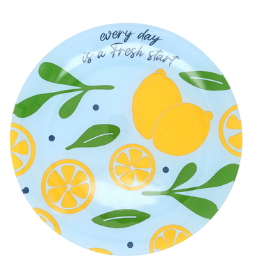 Glass Appetizer Plate : Lemon | Pavilion Gift | The Penguin Gallery