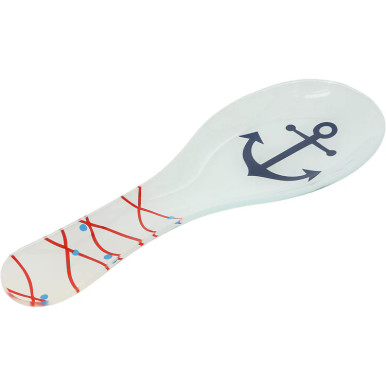 Glass Spoon Rest : Anchor | Pavilion Gift | The Penguin Gallery