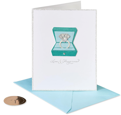 Engagement Ring Card - Penguin Gallery
