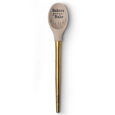 Bakers Spoon with Gold Handle | Krumbs Kitchen | The Penguin Gallery