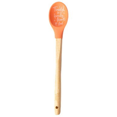 Orange Thankful Happiness Silicone Spoon | Krumbs Kitchen | The Penguin ...