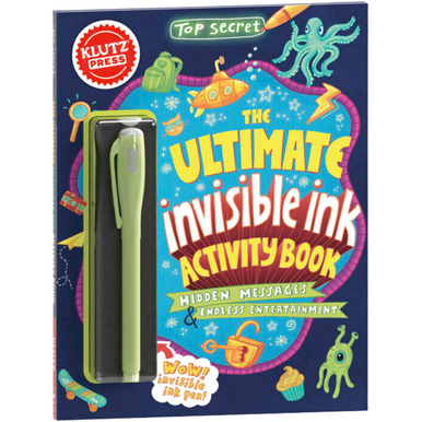 Top Secret Invisible Ink Craft Kit | Klutz Press | The Penguin Gallery