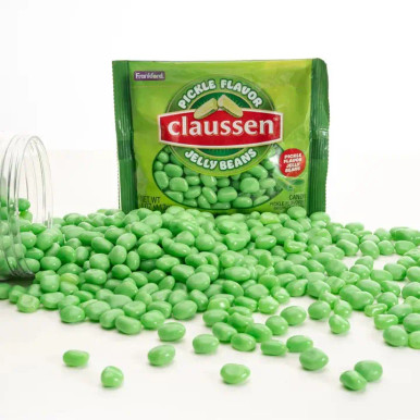Frankford Claussen Pickle Flavor Jellybeans | Grandpa Joe’s Candy | The ...