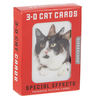 3-D Cat Playing Cards - Penguin Gallery