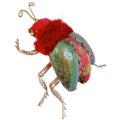 Green and Pink Fly Ornament| Shishi | The Penguin Gallery