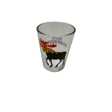 Sunset Painted Moose Shot Glass | Eastern Illustrating | The Penguin ...