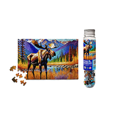 Colorful Moose Tube Puzzle | Micropuzzles | The Penguin Gallery