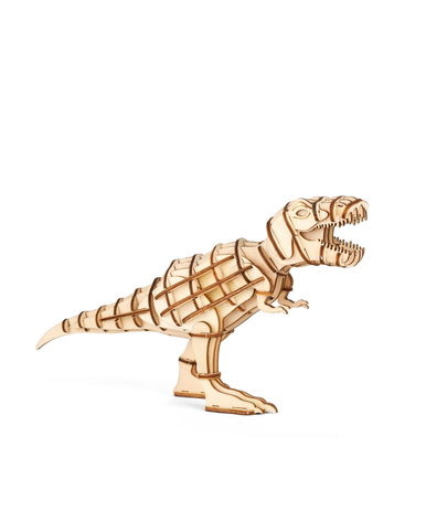 3D T-Rex Wooden Puzzle | Kikkerland | The Penguin Gallery