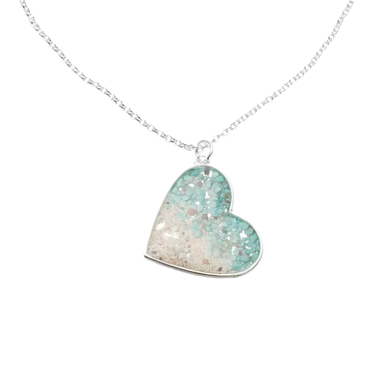 Ocean Heart Necklace | Puka Creations | The Penguin Gallery