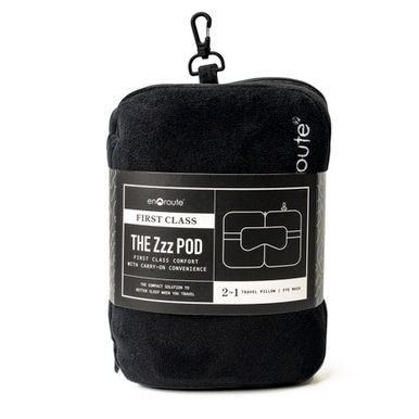 The Zzz Pod 2-in-1 Travel Pillow & Eye Mask | enroute | The Penguin Gallery