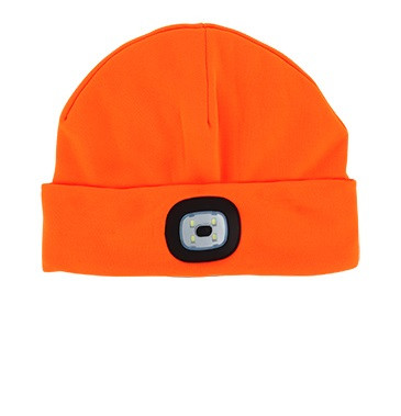 Night Scope Rechargeable LED Beanie Orange - Penguin Gallery