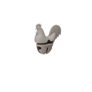 Grey Silicone Rooster Spoon Rest | Creative Co-op | The Penguin Gallery