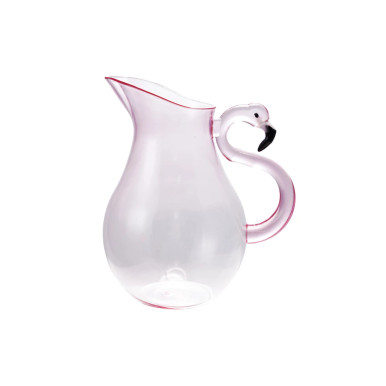 Acrylic Pitcher with Flamingo | Creative Co-op | The Penguin Gallery