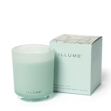 Fresh Sea Salt Boxed Glass Candle | Illume | The Penguin Gallery