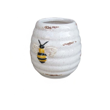 Large White Bee Planter | Lotus International | The Penguin Gallery