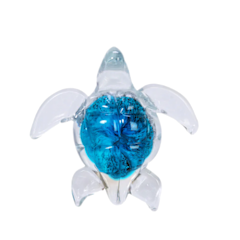 Small Glass Blue Turtle| Beachcombers Coastal Life | The Penguin Gallery