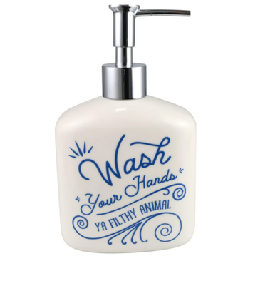 Wash Your Hands You Filthy Animal Soap Dispenser - Penguin Gallery