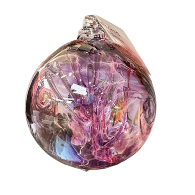 Kindred Soul Mates Pink & Purple Orb | Artisans Glass | The Penguin Gallery