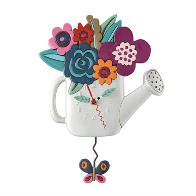 Time to Bloom Watering Can Clock | Allen Designs | The Penguin Gallery