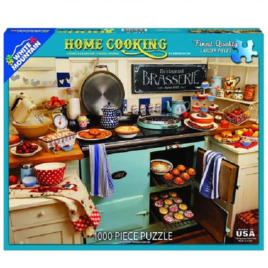 Home Cooking 1000 Piece Puzzle | White Mountain Puzzles | The Penguin ...