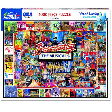 Broadway 1000 Piece Puzzle | White Mountain Puzzles | The Penguin Gallery