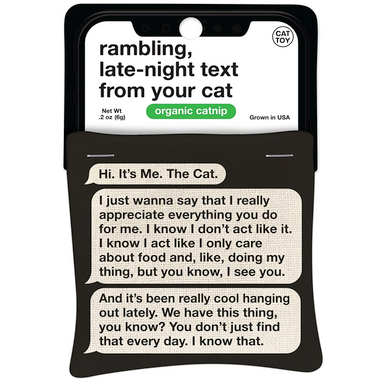 Rambling Text Cat Nip