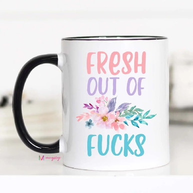 Fresh Out Of F*cks Mug - Penguin Gallery