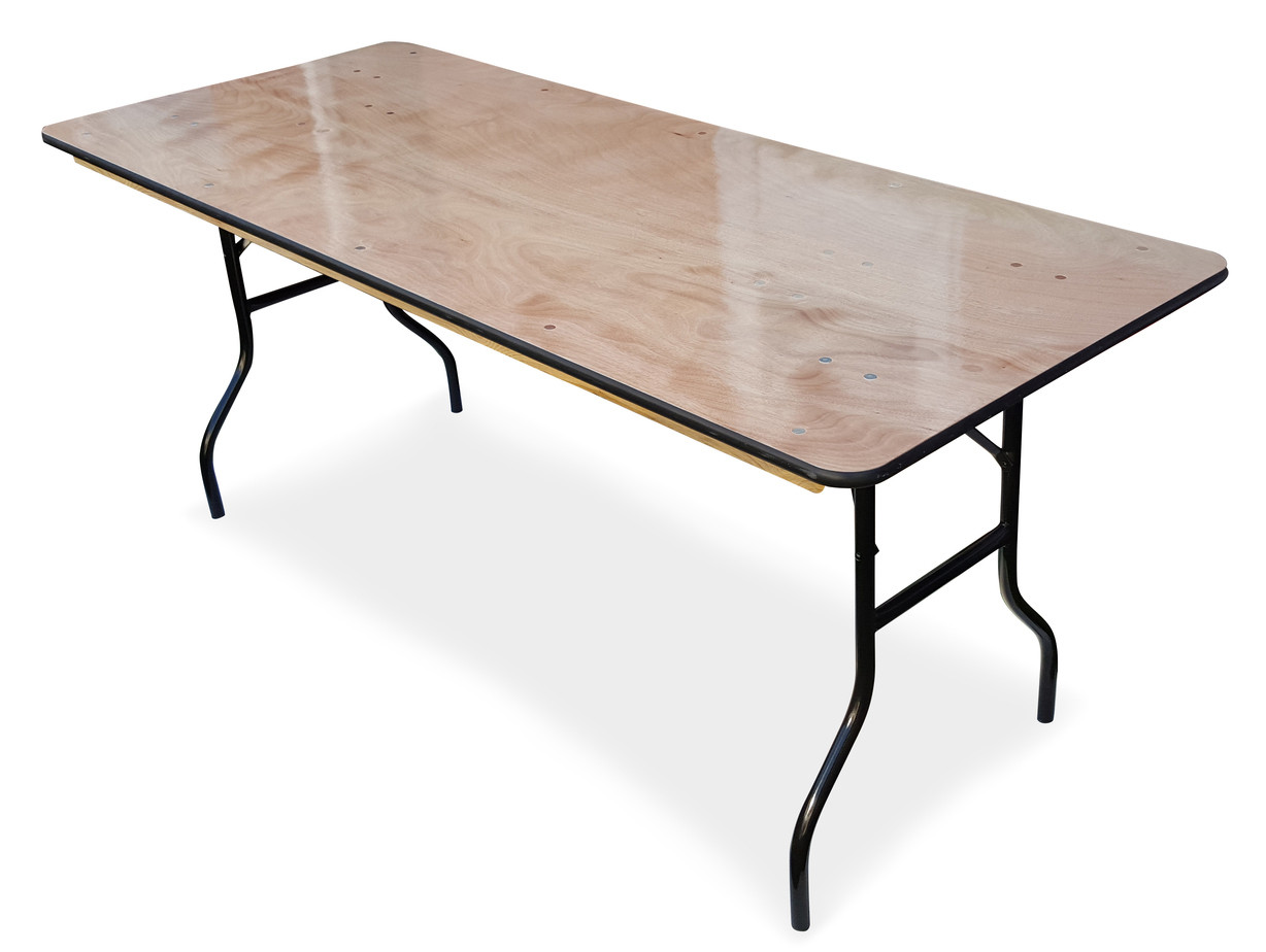 6ft Round Wooden Banqueting Table - Front Row Furniture