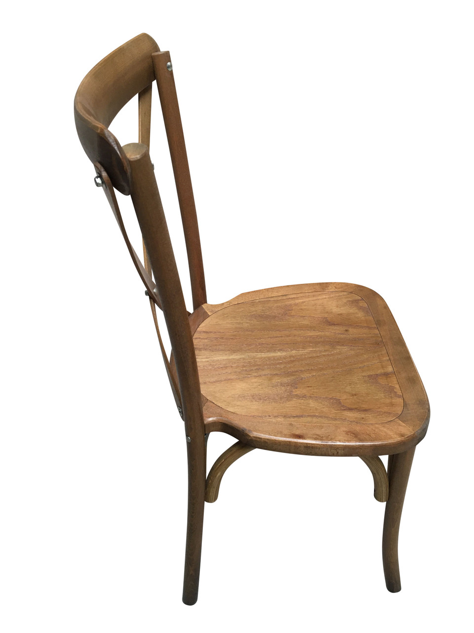 Oak Cross-Back Stacking Chairs - Save More When You Buy In Bulk ...