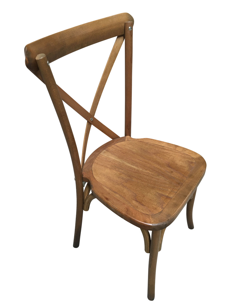 Oak Cross-Back Stacking Chairs - Save More When You Buy In Bulk ...