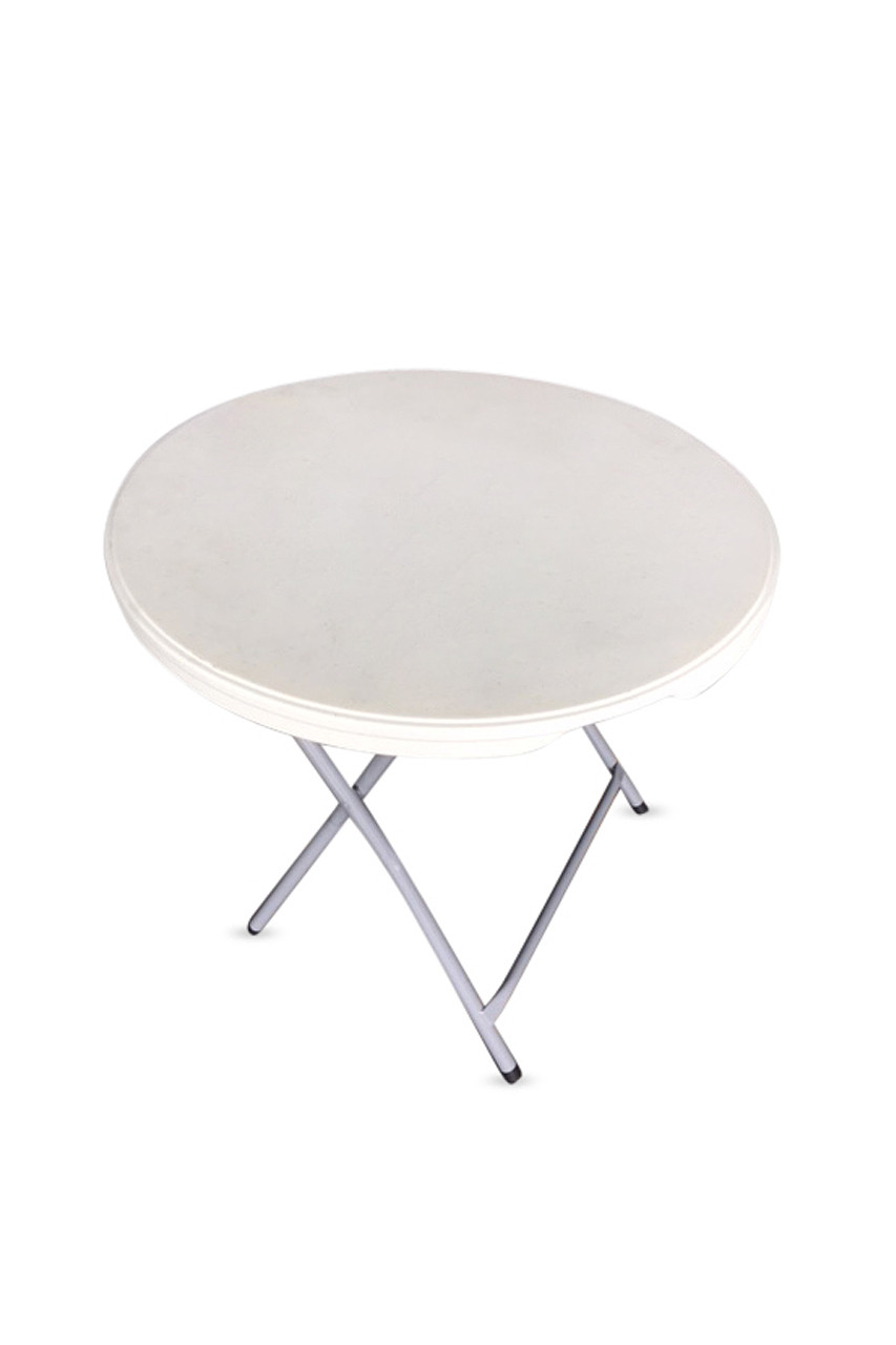 80cm Standard Height Round Plastic Table | Front Row Furniture