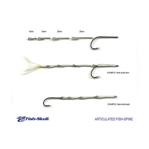 Fish Skull Articulated Shank Fish Spine - Mid Antrim Angling Centre