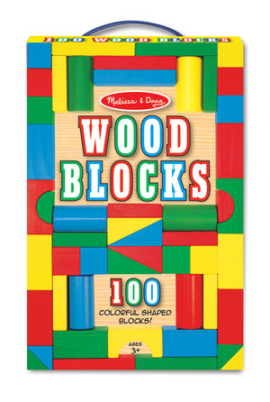 100 Piece Wood Blocks Set - Plum Select