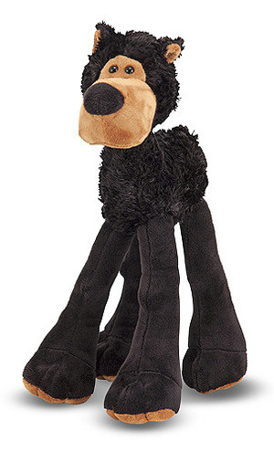 Lanky Legs Black Bear Stuffed Animal - Plum Select