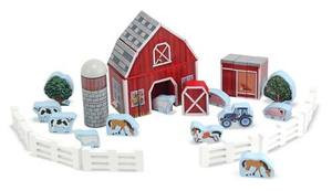 Farm Blocks Wooden Play Set - Plum Select