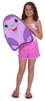 Dart Dolphin Kickboard Pool Toy - Plum Select