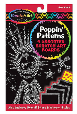 Scratch Art® Poppin' Patterns - Plum Select