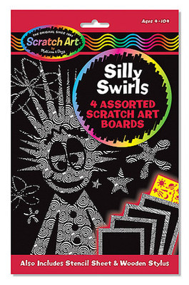 Scratch Art® Silly Swirls - Plum Select