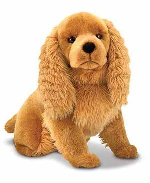 Cocker Spaniel Dog Giant Stuffed Animal - Plum Select