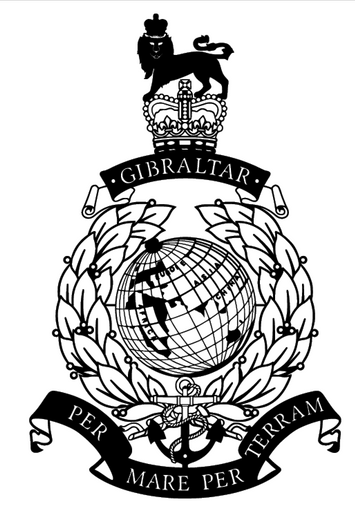 Royal Marines Cap Badge Wall Art