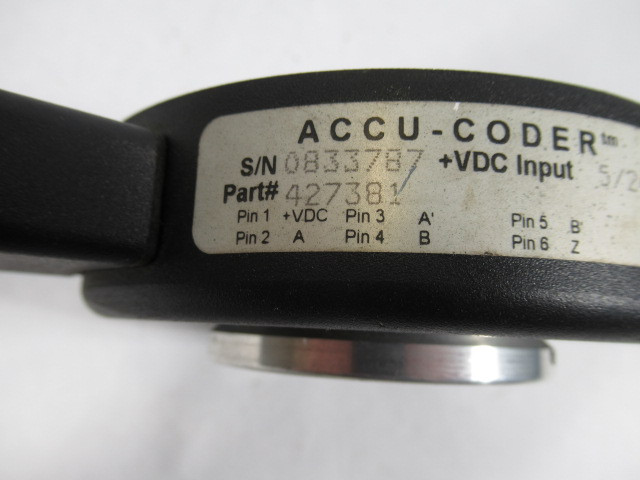 Accu-Coder 427381 Encoder 5/24VDC Input USED - Industrial Automation Canada