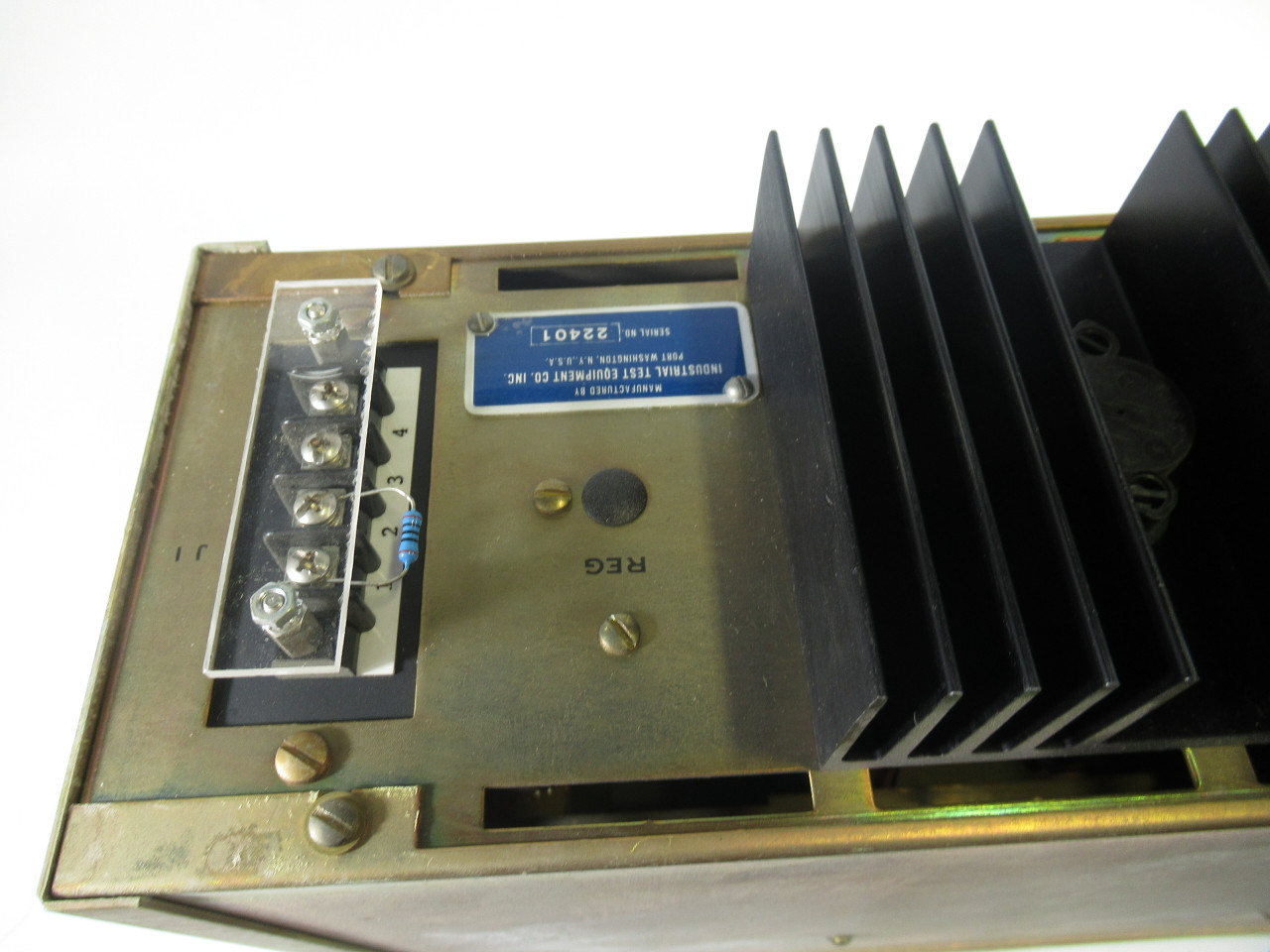 Powertron 80S-CR Amplifier Unit Model C534 4A@230V 7A@115V USED - Industrial Automation Canada
