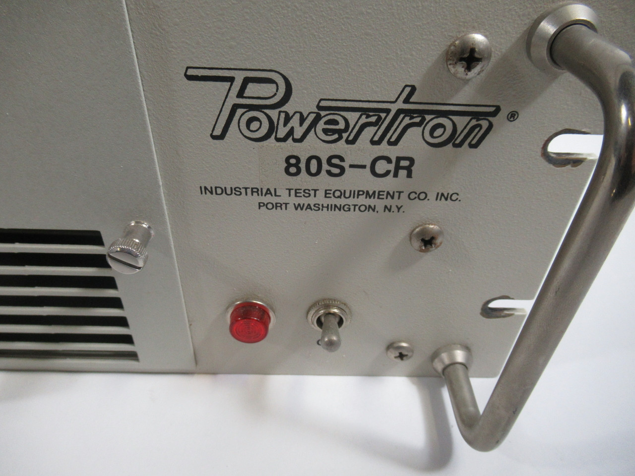 Powertron 80S-CR Amplifier Unit Model C534 4A@230V 7A@115V USED - Industrial Automation Canada