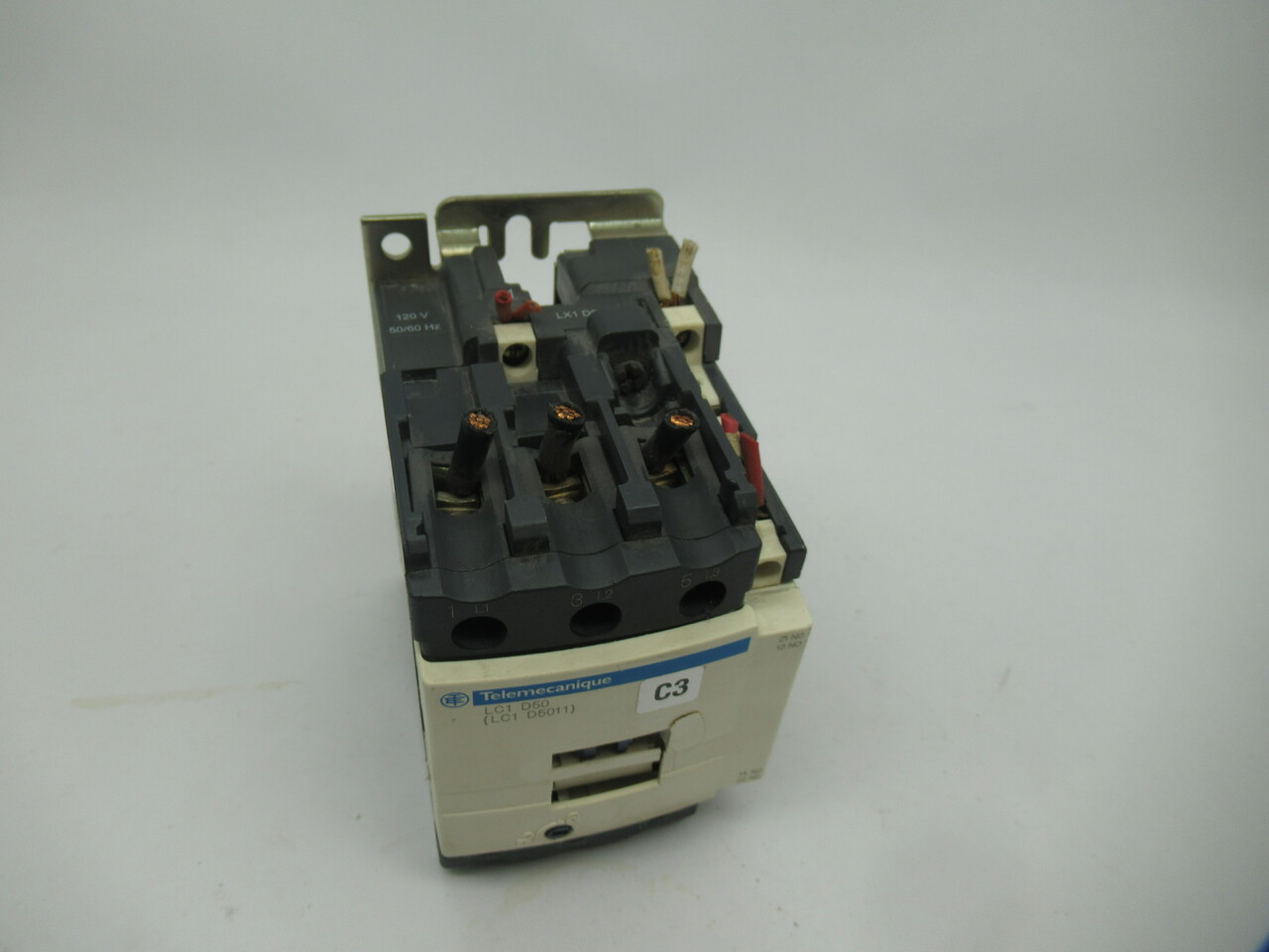 Telemecanique LC1D5011G6 Contactor 120V 50/60Hz 80A *Broken Cover* USED ...